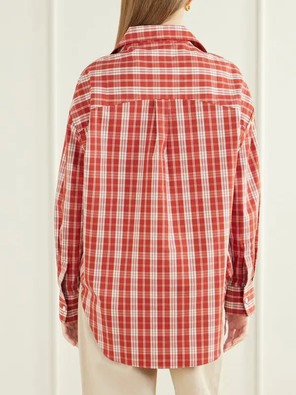 Faithfull The Brand En Vau Checked Cotton Shirt