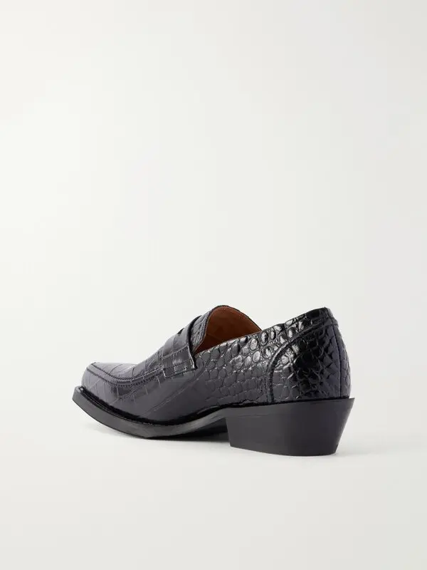 Our Legacy Cypher Leather Penny Loafers