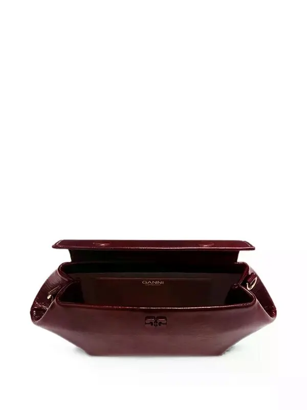 GANNI Bou Bag East/west Shine - Red