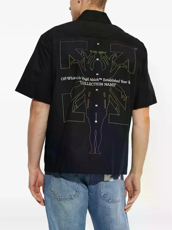 Off-White Logo-print Short-sleeve Shirt