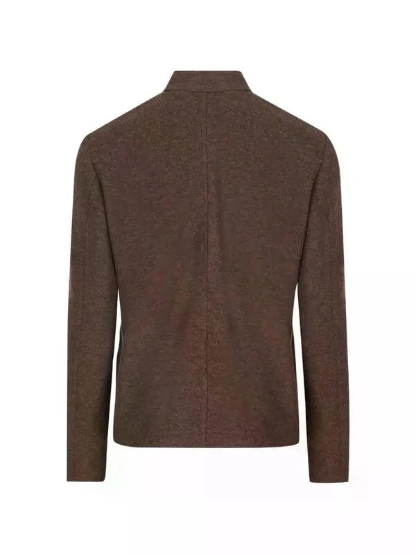 Loro Piana Spagna High-neck Button-up Jacket
