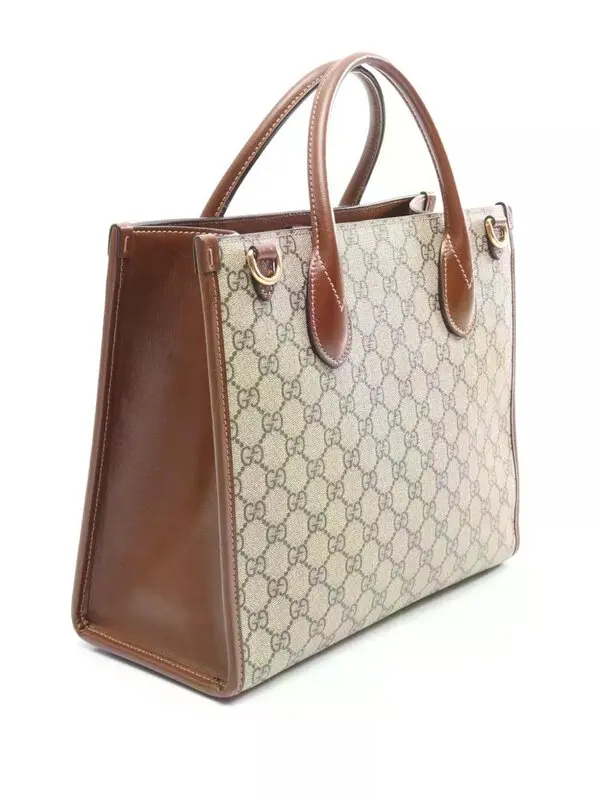 Gucci 2016-2026 Small Gg Supreme Interlocking G Tote Satchel