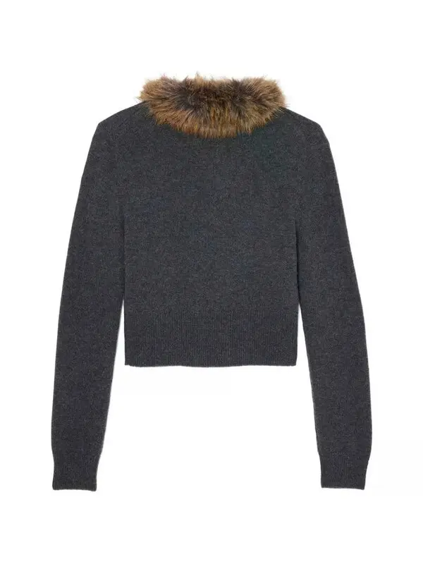 Marc Jacobs Faux-fur Lined Cardigan