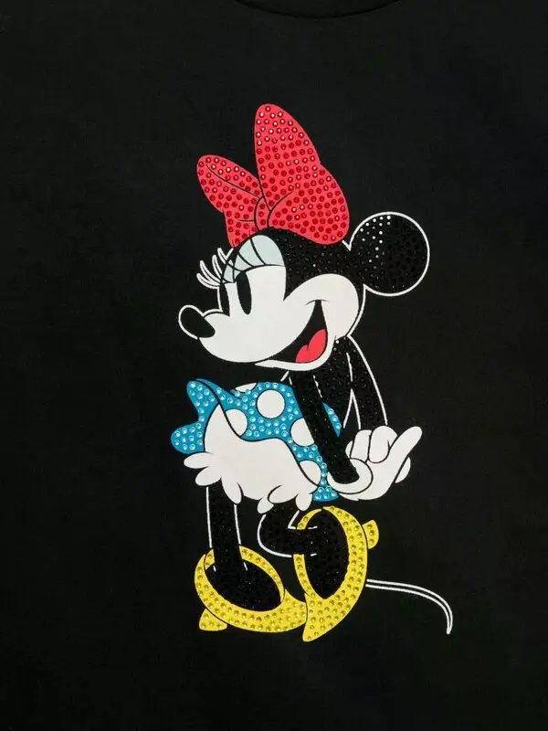 Liu Jo Disney Minnie Mouse Rhinestone-embellished T-shirt