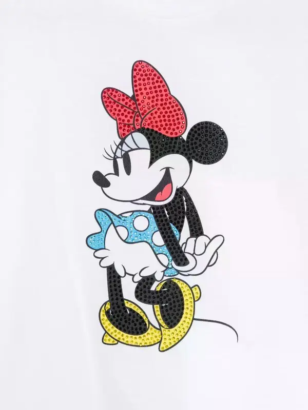 Liu Jo Disney Minnie Mouse Rhinestone-embellished T-shirt