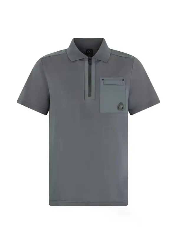 Moose Knuckles Dalon Zip-fastening Patch-pocket T-shirt