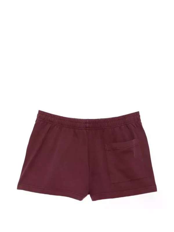 SPORTY & RICH Cotton Logo-print Shorts