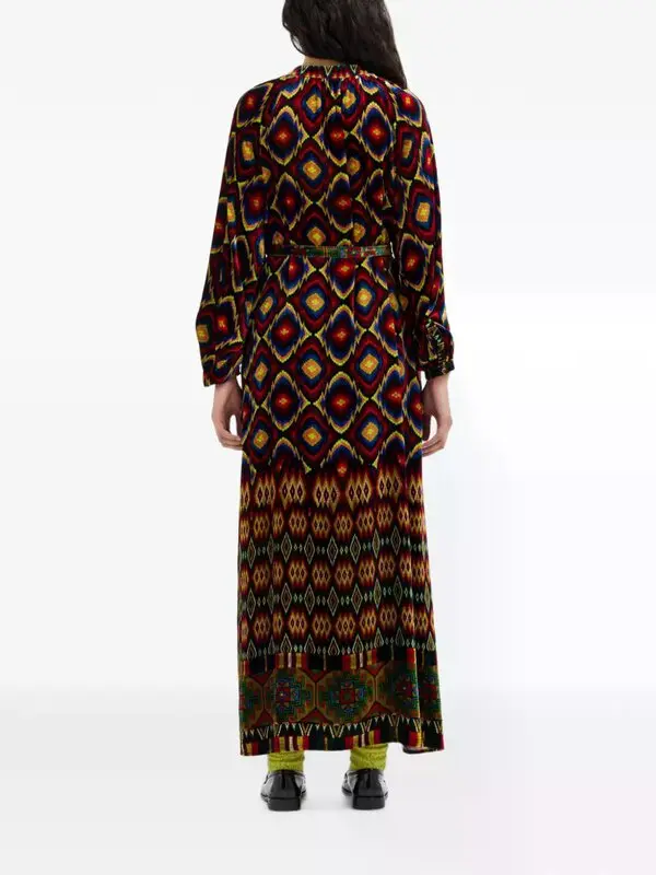 PIERRE-LOUIS MASCIA Kanada Geometric-print Maxi Dress