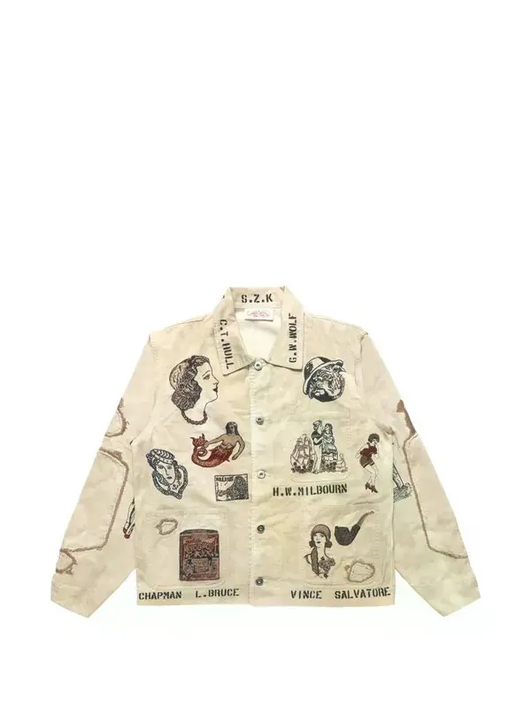 SAMUEL ZELIG Duffle Chore Jacket - Neutrals