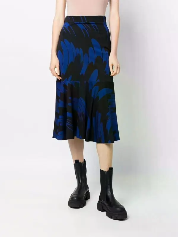 Stella McCartney Haya Ruffle-hem Skirt