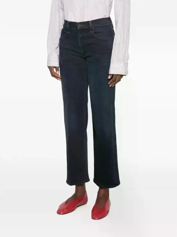 MOTHER The Mid Rise Rambler Cropped Jeans