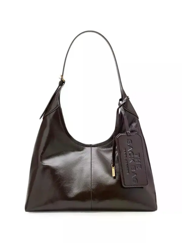 Marc Jacobs Belted Sack Bag In Crinkle Leather
