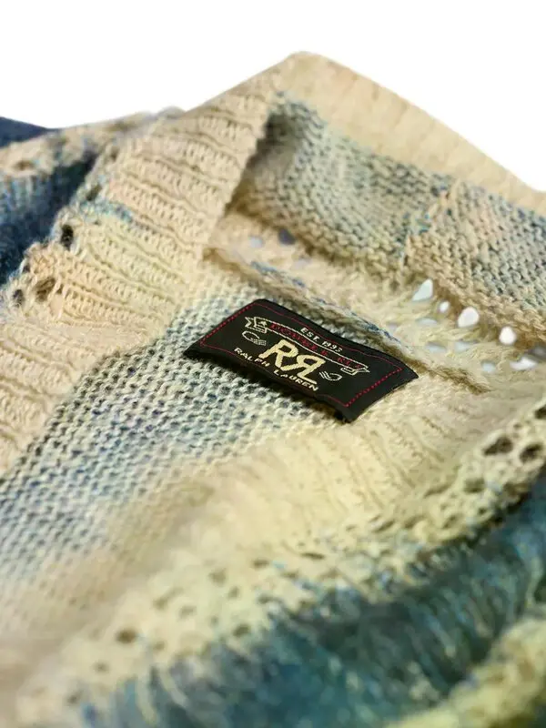 Ralph Lauren Space-dye Pointelle-knit Cardigan