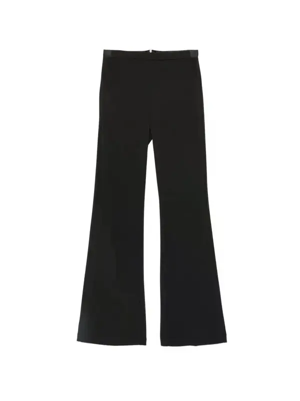 Imperial Satin-trim Flared Trousers