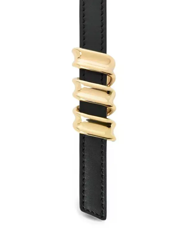 Loewe Reversible Sculptural-buckle Belt - Black