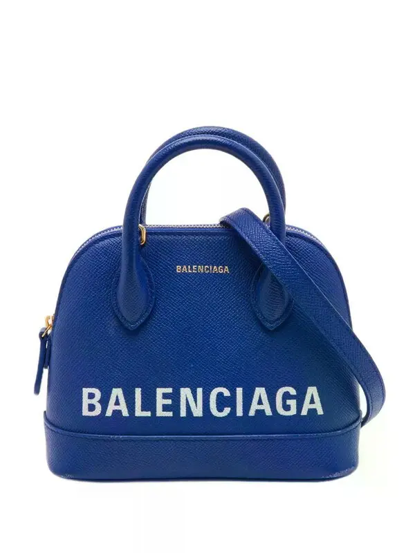 Balenciaga 2018 Xxs Ville Satchel Bag - Blue