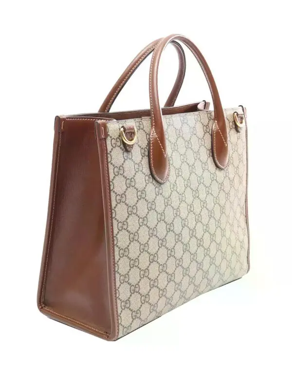 Gucci 2016-2026 Small Gg Supreme Interlocking G Tote Satchel