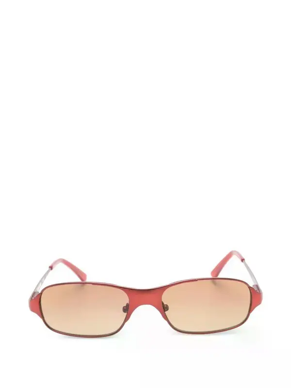 BRU EYEWEAR Aitken Rectangle-frame Sunglasses - Red