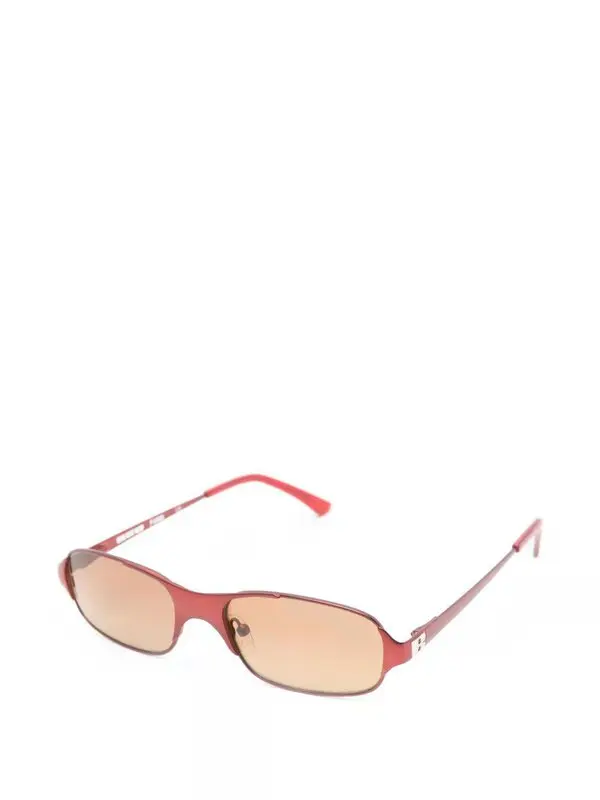 BRU EYEWEAR Aitken Rectangle-frame Sunglasses - Red