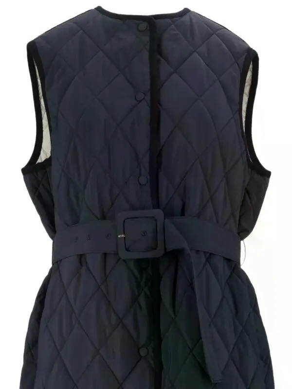 Fabiana Filippi Quilted Belted Gilet