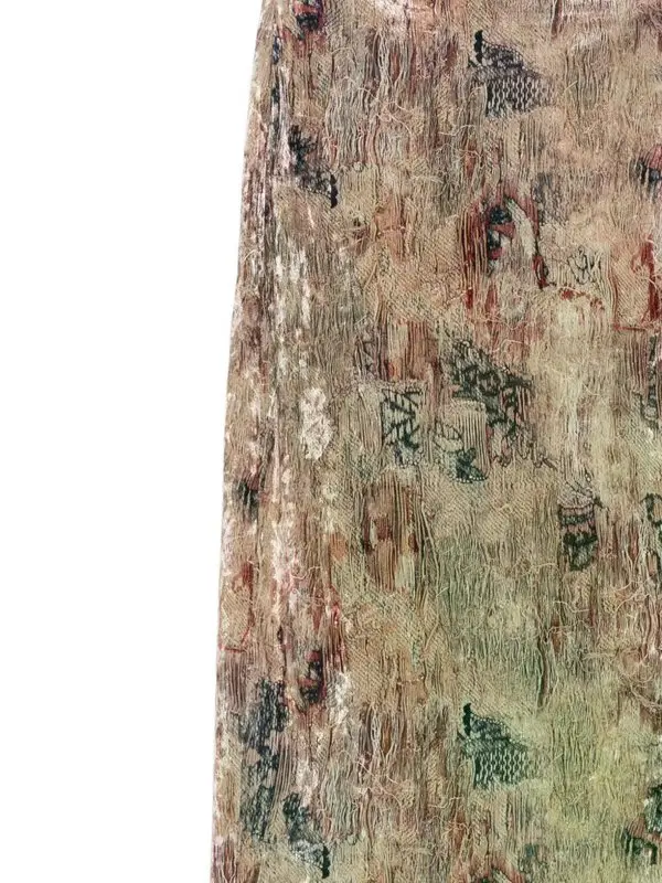 PIERRE-LOUIS MASCIA Filo Di Moss Midi Skirt