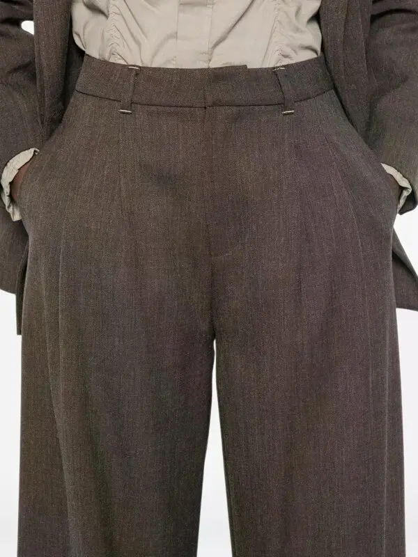 ELEH Pleated Wide-leg Trousers