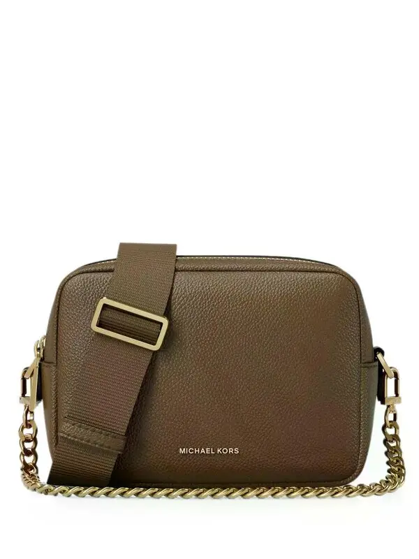 Michael Kors Bryant Medium Pebbled Leather Camera Crossbody Bag