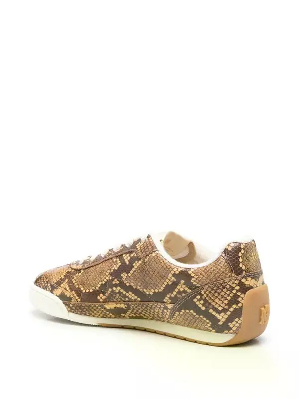 Amiri Coastline Python-effect Sneakers
