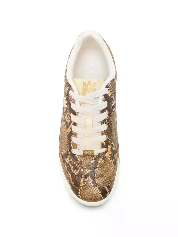Amiri Coastline Python-effect Sneakers