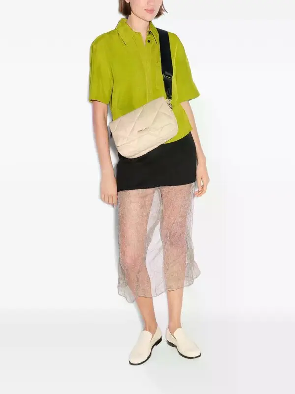 Mz Wallace Quilted Shoulder Bag With Foldover Top