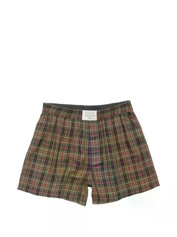 Acne Studios Casual Check Shorts