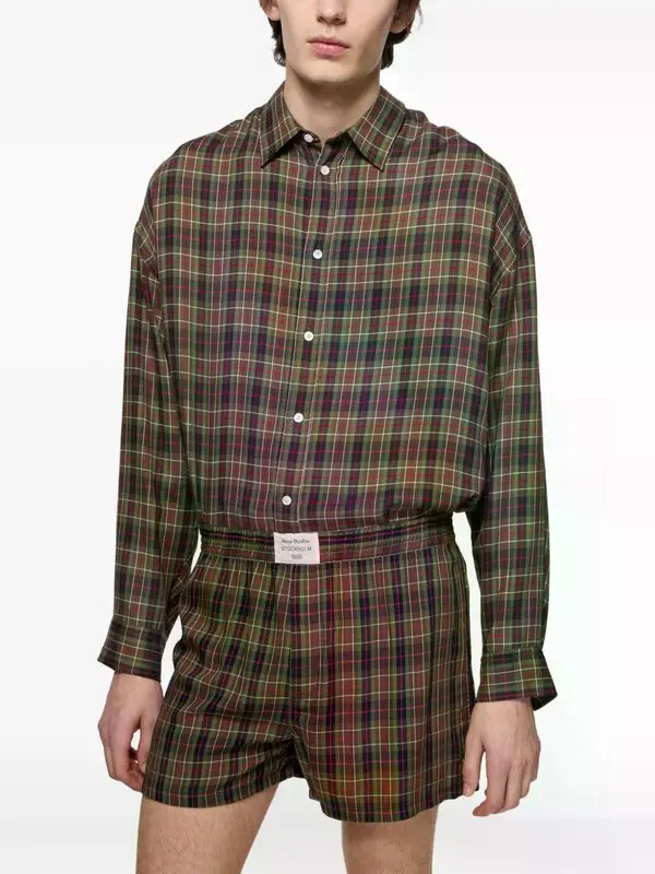 Acne Studios Casual Check Shorts