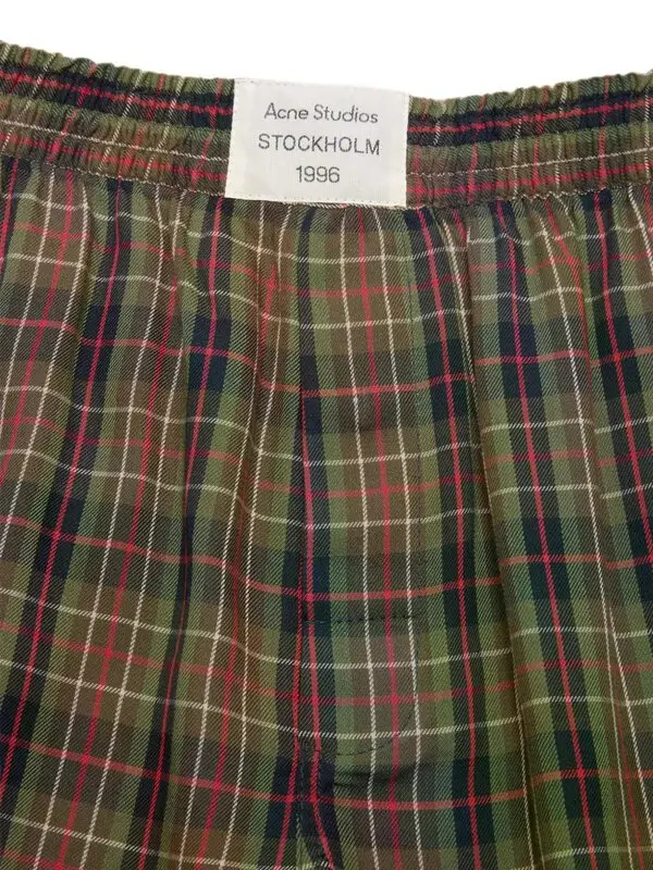 Acne Studios Casual Check Shorts