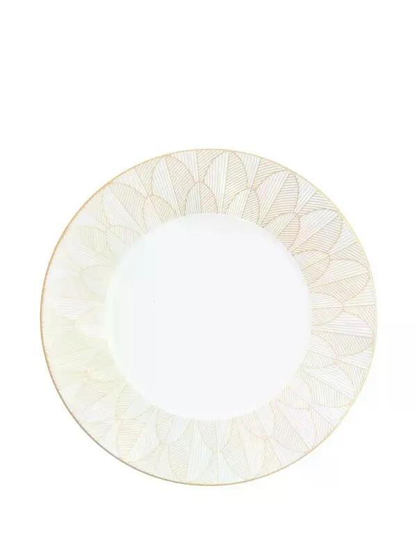 Christofle Malmaison Impériale Geometric-pattern Dinner Plate