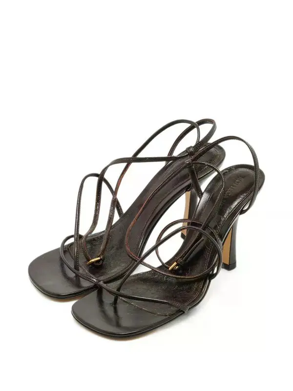 Bottega Veneta Square-toe Ankle-strap Sandals
