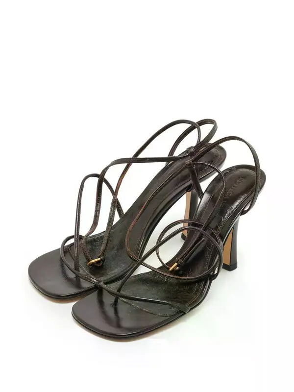Bottega Veneta Square-toe Ankle-strap Sandals