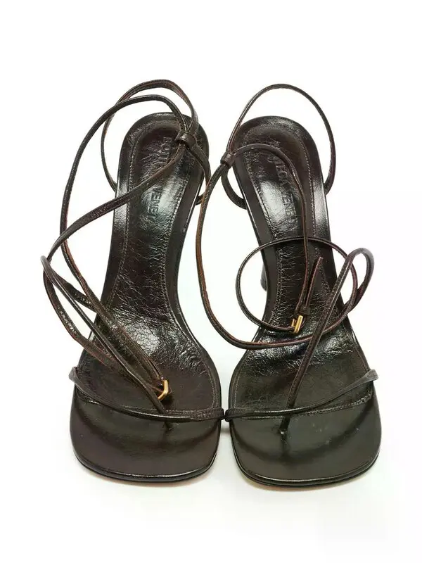 Bottega Veneta Square-toe Ankle-strap Sandals