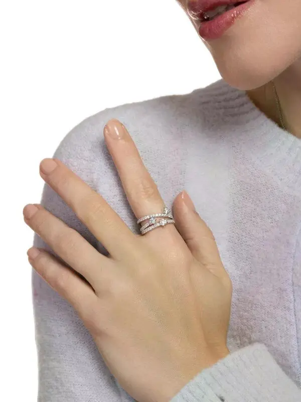 Kwiat Starry Night Crossover Diamond Ring