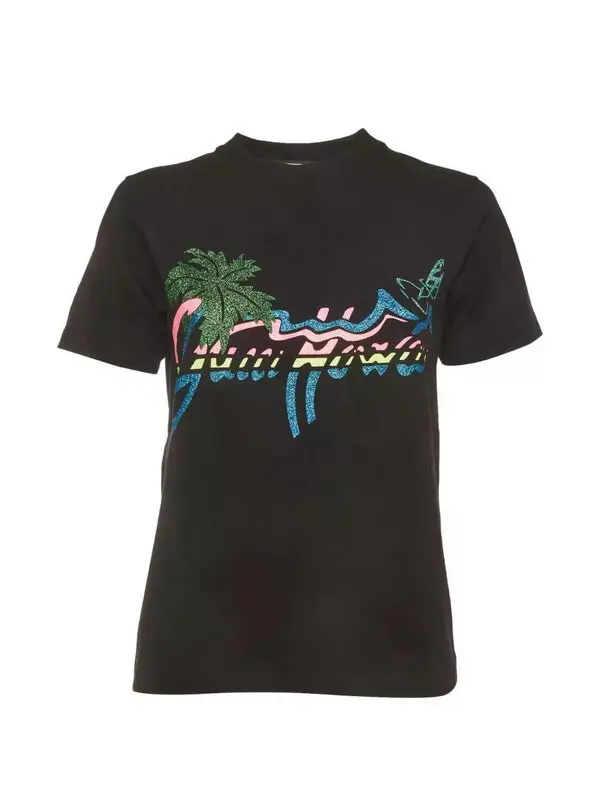 Gucci Hawaii Graphic T-shirt - Black