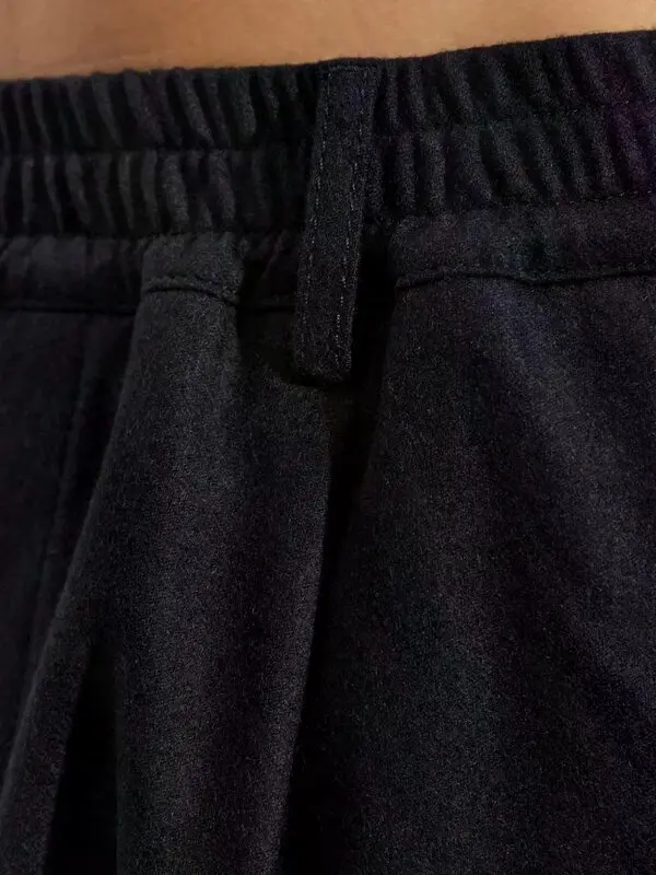Eleventy Elasticated-waistband Pleated Trousers