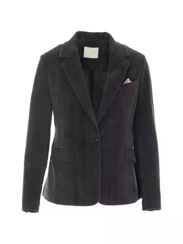 CIRCOLO 1901 Corduroy-effect Notched-lapels Blazer