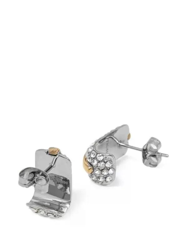 TRUSSARDI Crystal-embellished Hoop Earrings