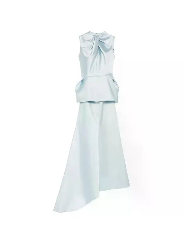 ISABEL SANCHIS Peplum Fishtail Dress Set - Blue