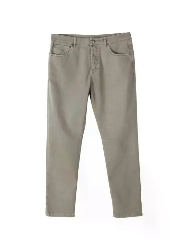 Brunello Cucinelli Logo-patch Straight-leg Jeans