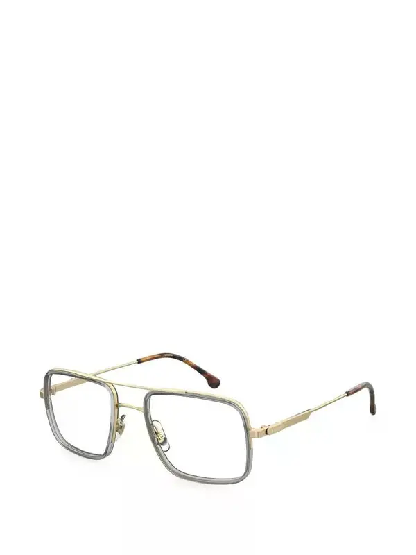 Carrera Eyewear Square-frame Double-bridge Glasses - Grey