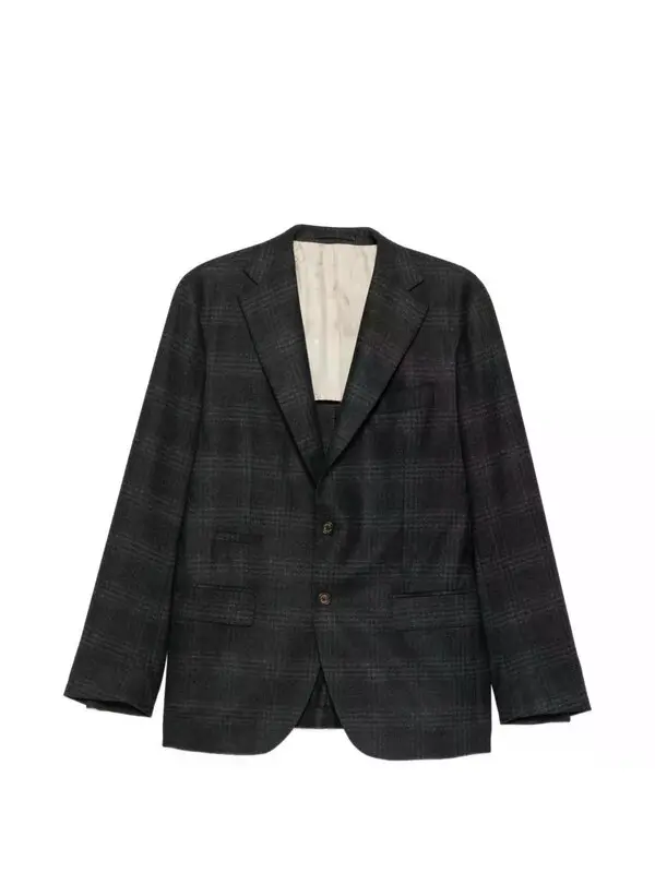 Eleventy Check-pattern Blazer