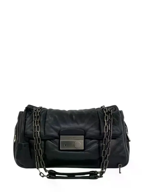 Prada 2013-2026 Nappa Bomber Flap Shoulder Bag