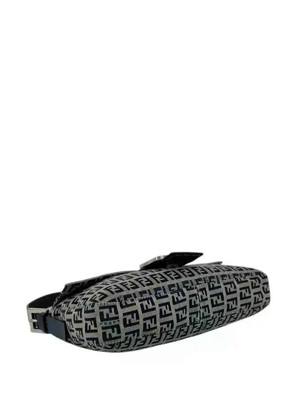 Fendi 2000-2010 Zucchino Canvas Baguette Shoulder Bag