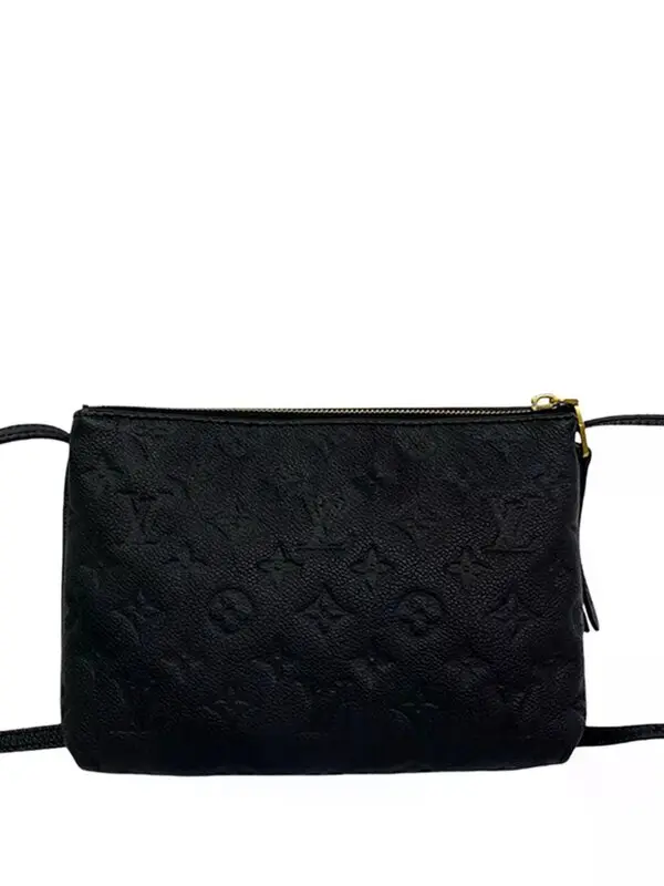 LOUIS VUITTON Monogram Empreinte Twice Cross Body Bag - Black
