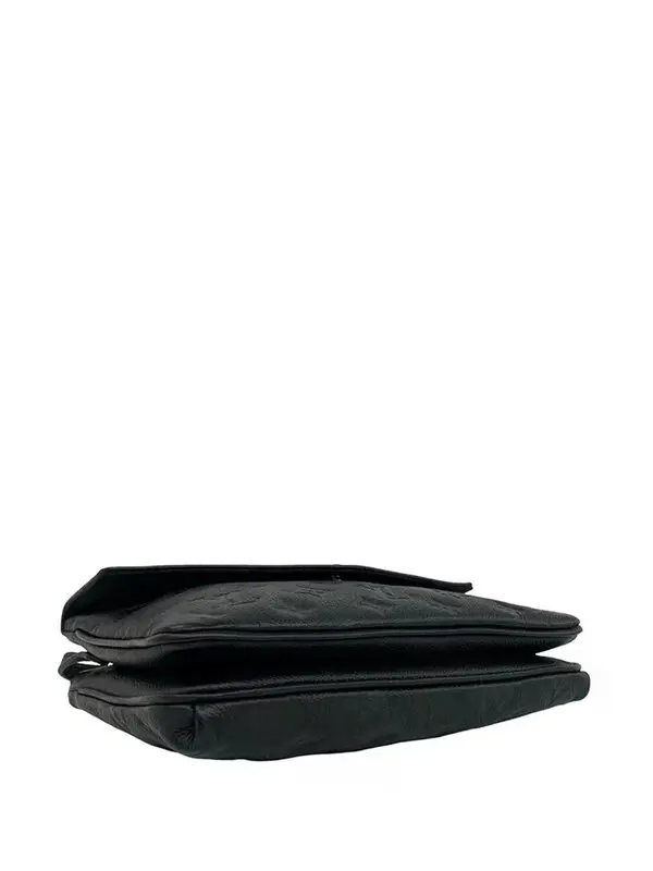 LOUIS VUITTON Monogram Empreinte Twice Cross Body Bag - Black